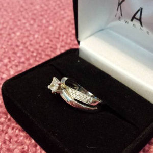 JARED | Jewelry | Princess Cut Diamond Engagement Ring 34 Ct Tw | Poshmark